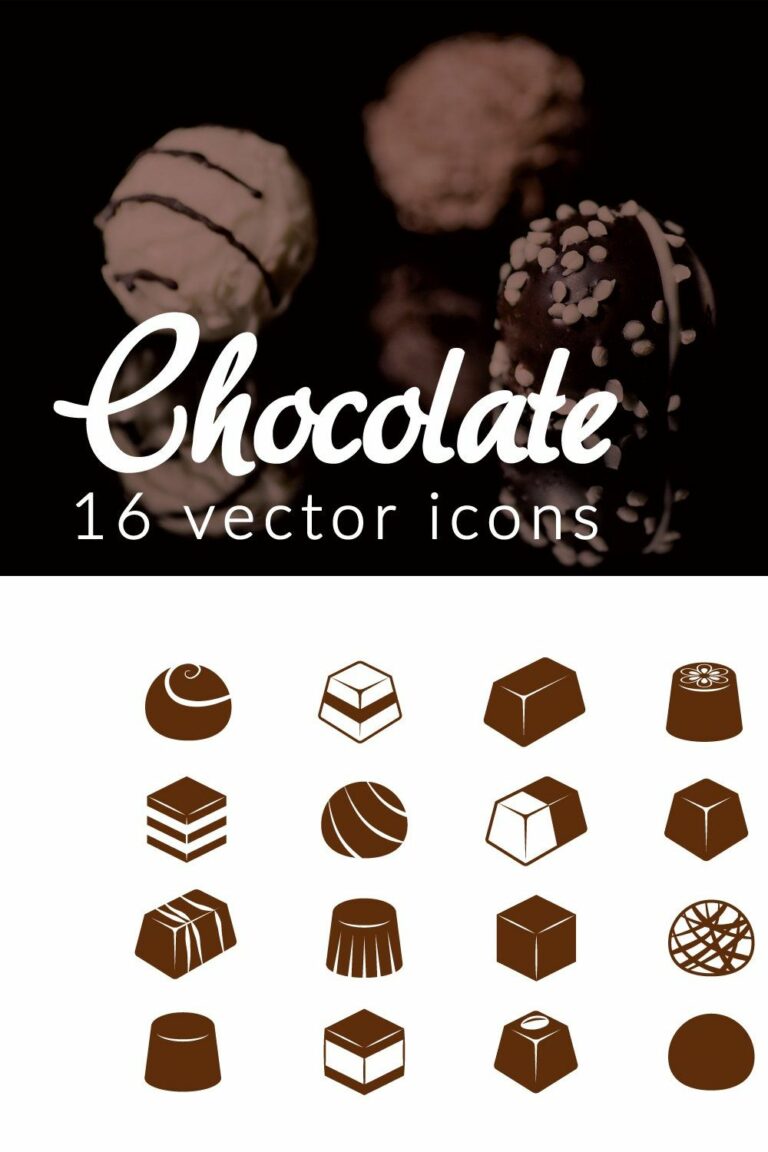 CHOCOLATE - vector icons – MasterBundles