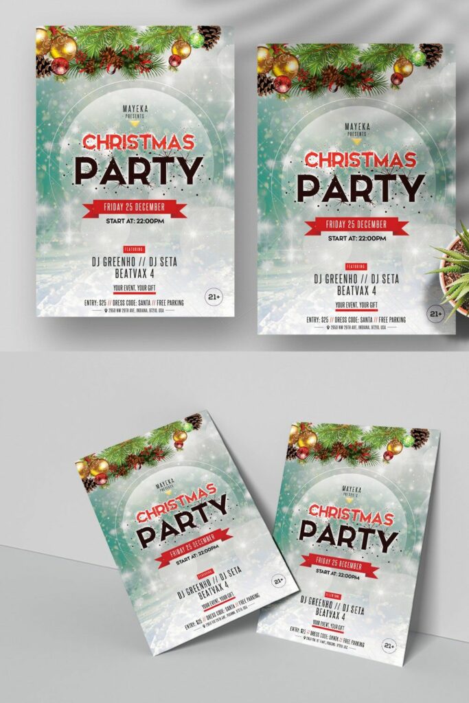 Christmas Party - 2020 PSD Flyer – MasterBundles