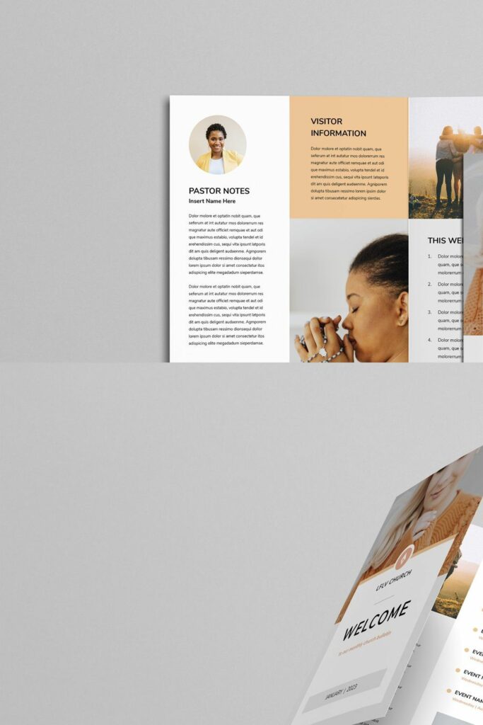 Church Bulletin | MS Word & Indesign – MasterBundles