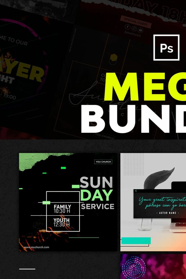 Church Social Flyers Mega Bundle – MasterBundles