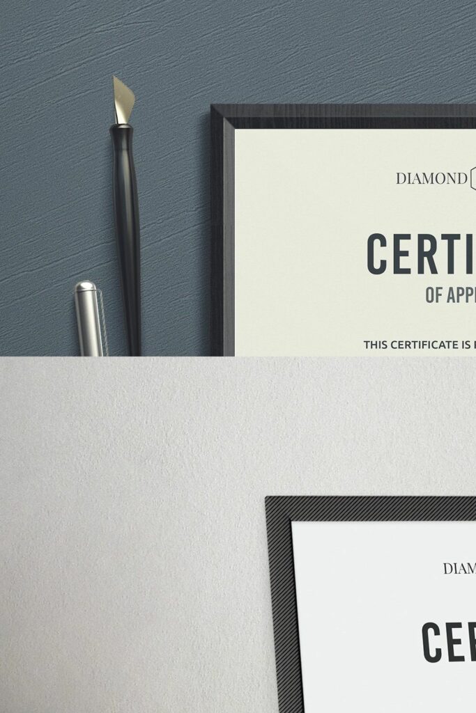 Clean Certificate Template – MasterBundles