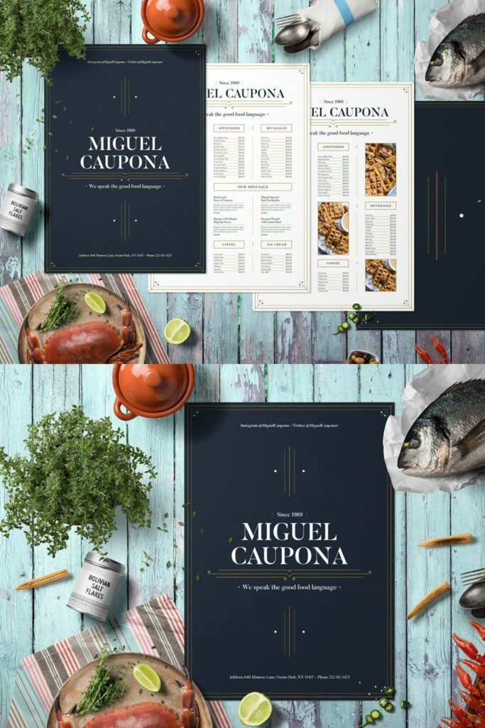 Complete Restaurant Menu Set – MasterBundles