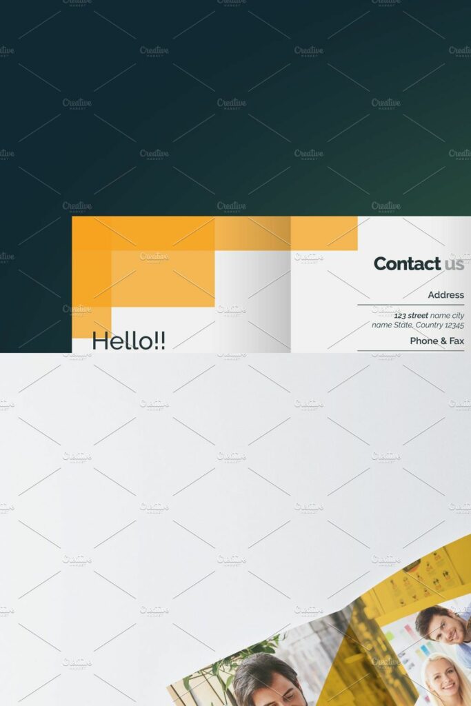 Corporate Tri-Fold Brochure Layout – MasterBundles