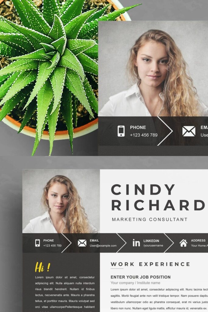 Creative Resume | Modern CV Template – MasterBundles