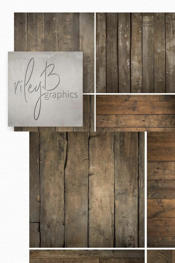 Dark Rustic Wood Textures – MasterBundles