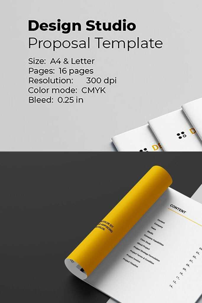 Design Studio Proposal Templates – MasterBundles