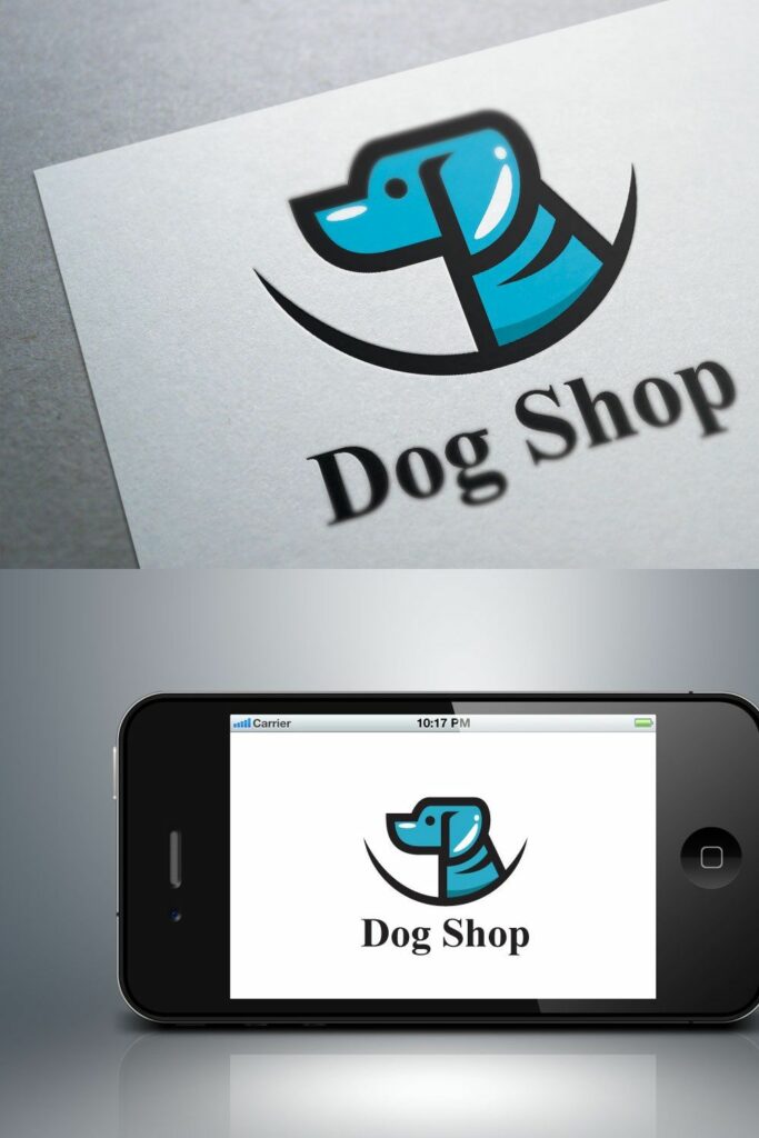 Dog Shop Logo Template – MasterBundles
