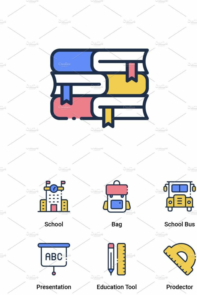 Education Filled Outline Icon – MasterBundles