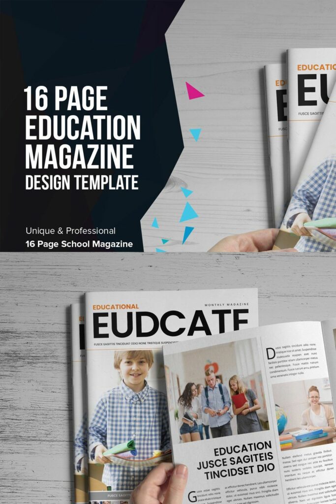 Education Magazine Brochure v1 – MasterBundles