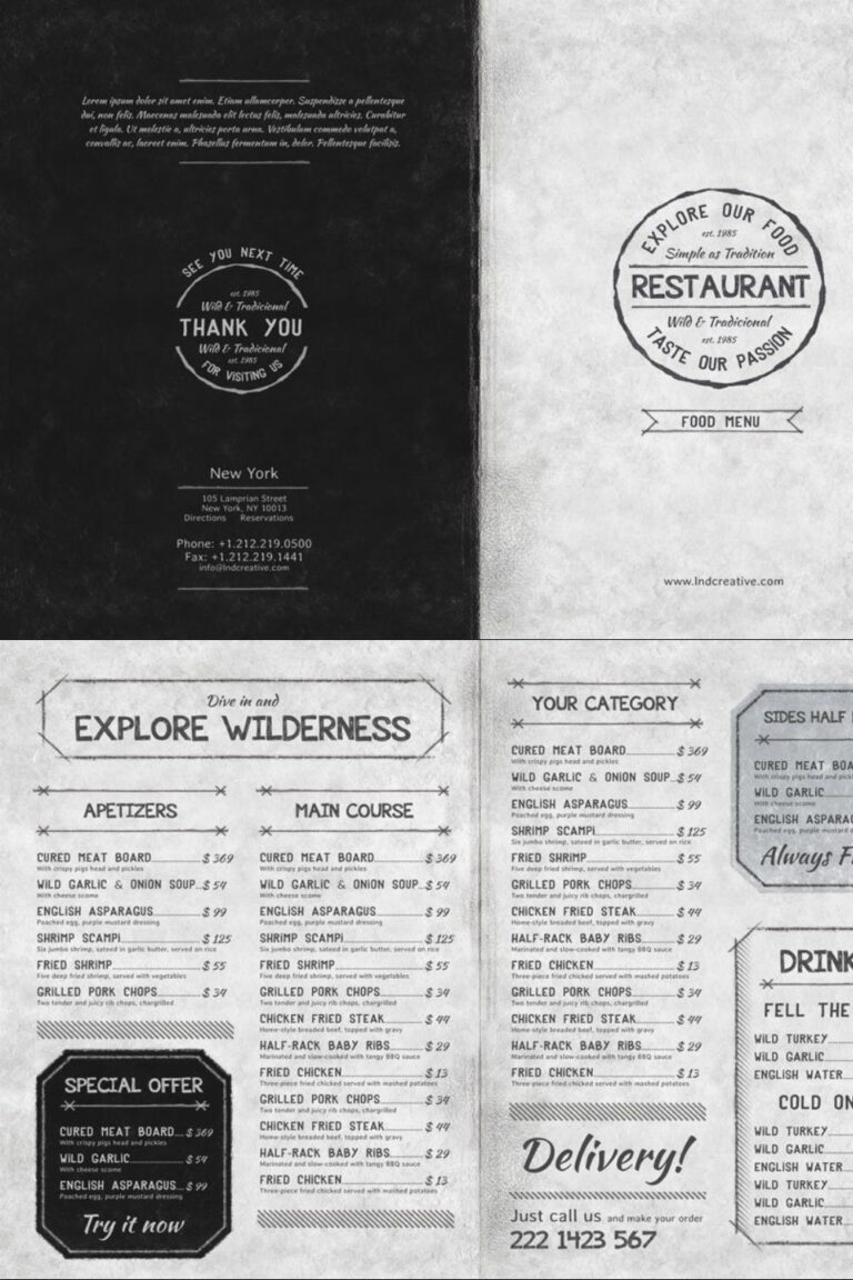 Eris Food Menu Pack – MasterBundles