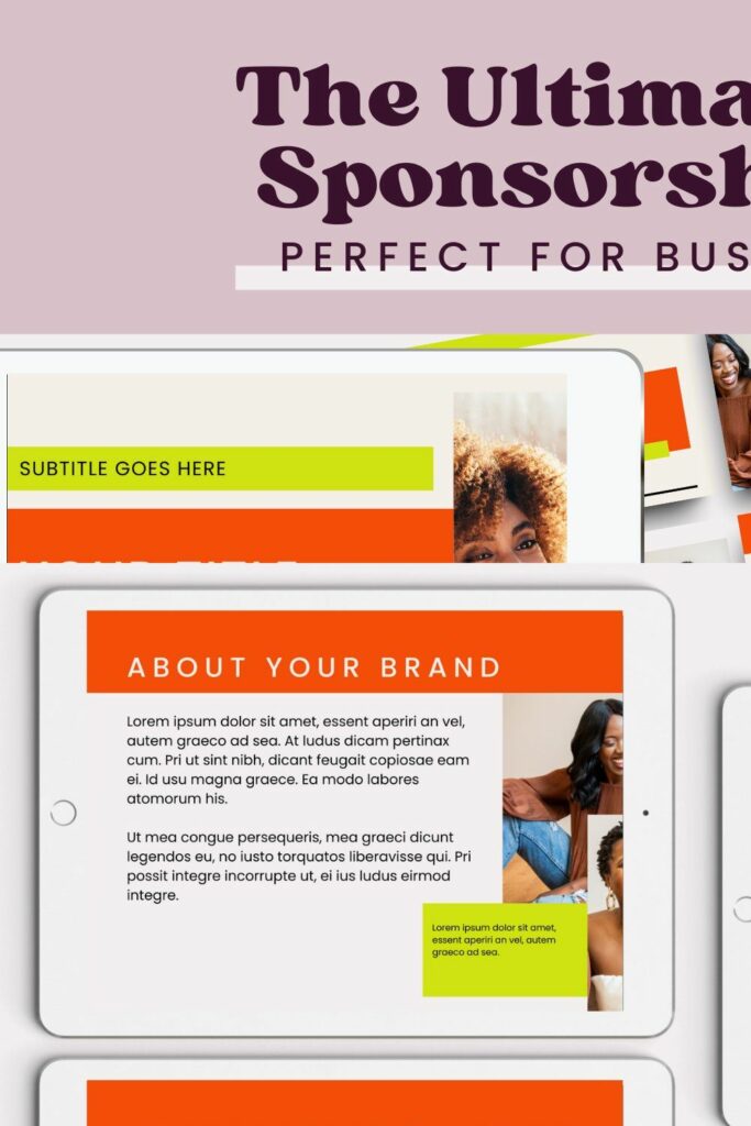 Event Sponsorship Proposal Deck – MasterBundles
