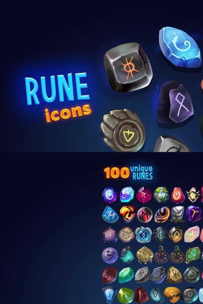 Fantasy Rune Icons – MasterBundles