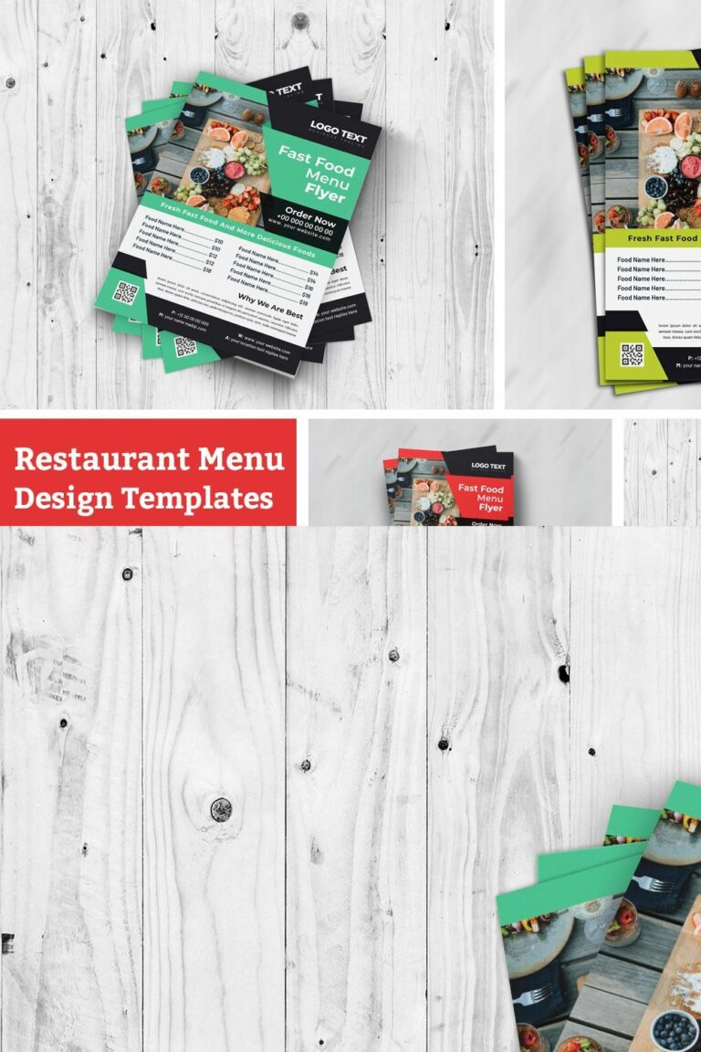 Fast Food Menu Templates – MasterBundles
