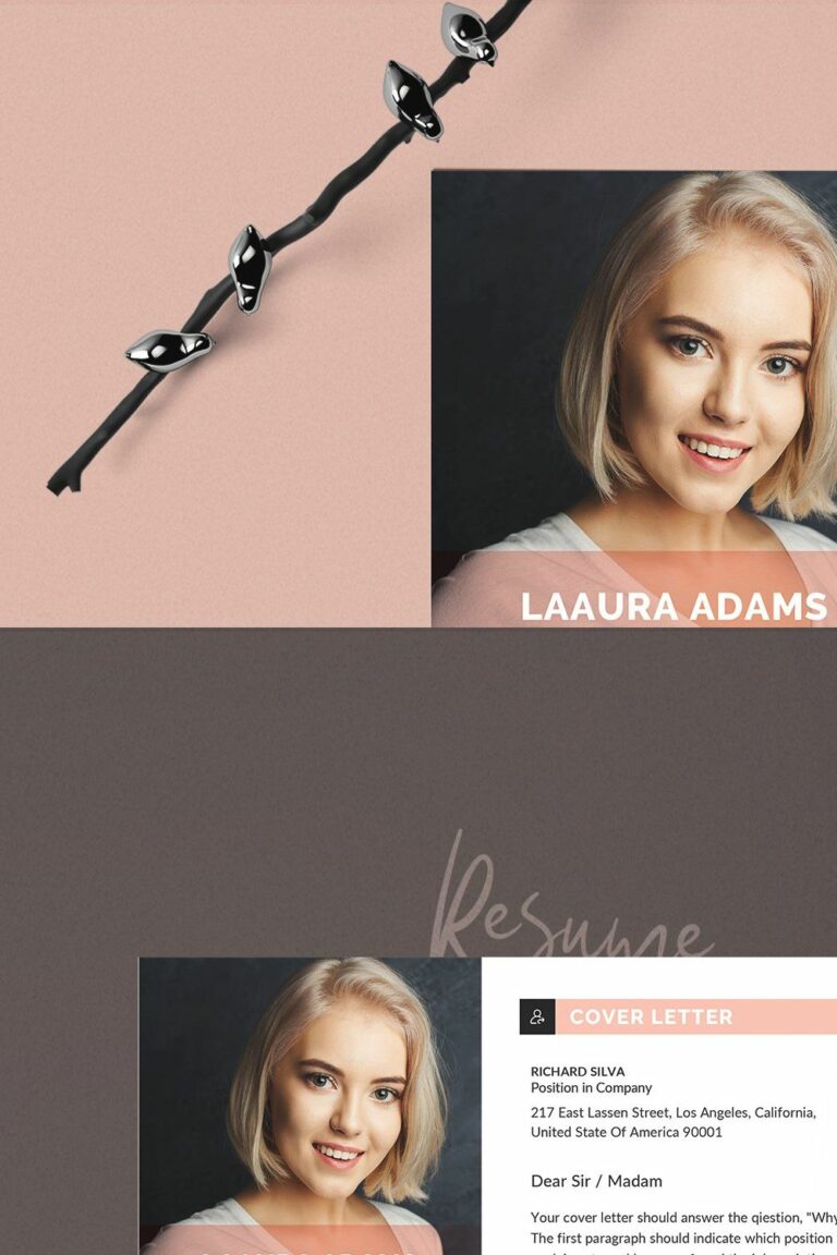 Female Resume/CV Word – MasterBundles