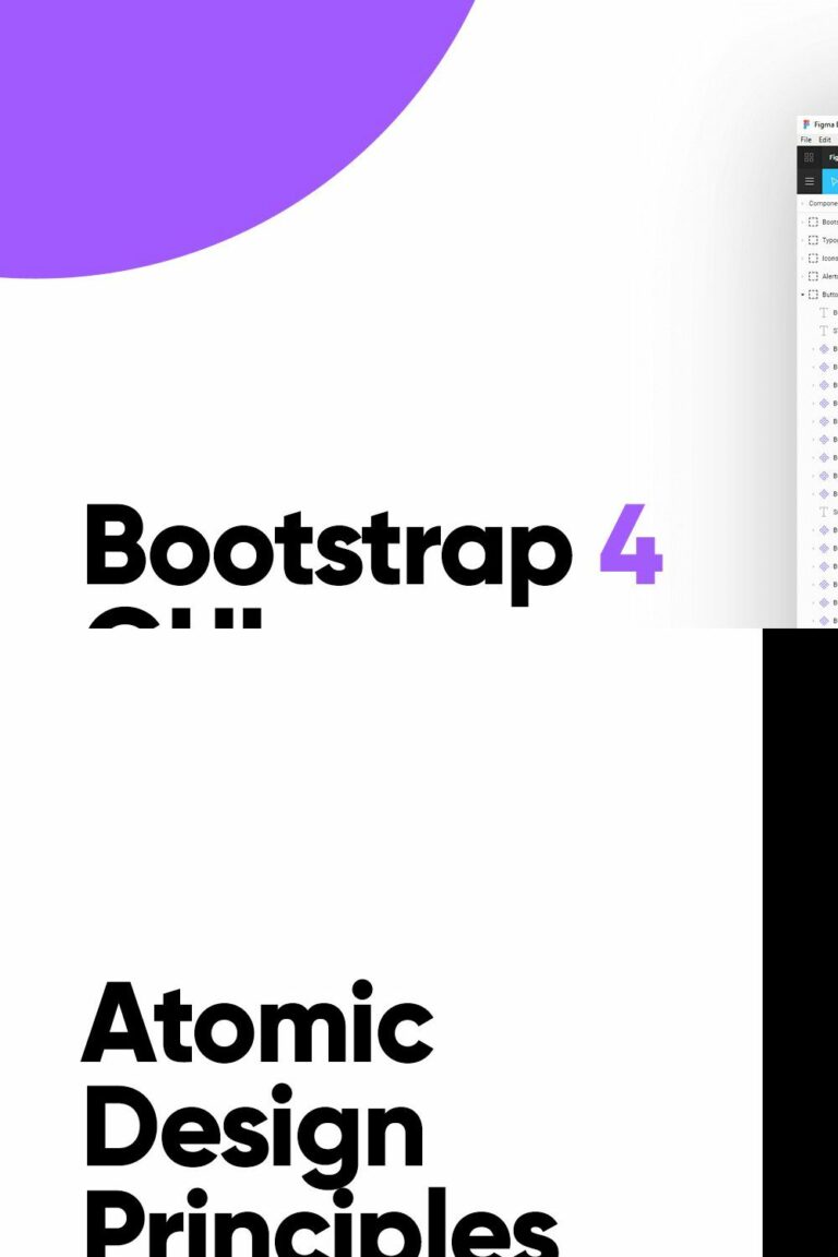 Figma Bootstrap 4 GUI Components – MasterBundles