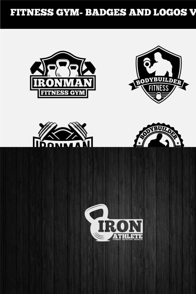 FITNESS GYM- BADGES AND LOGOS VOL 6 – MasterBundles