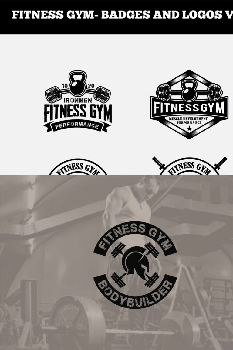 FITNESS GYM- BADGES AND LOGOS VOL 7 – MasterBundles