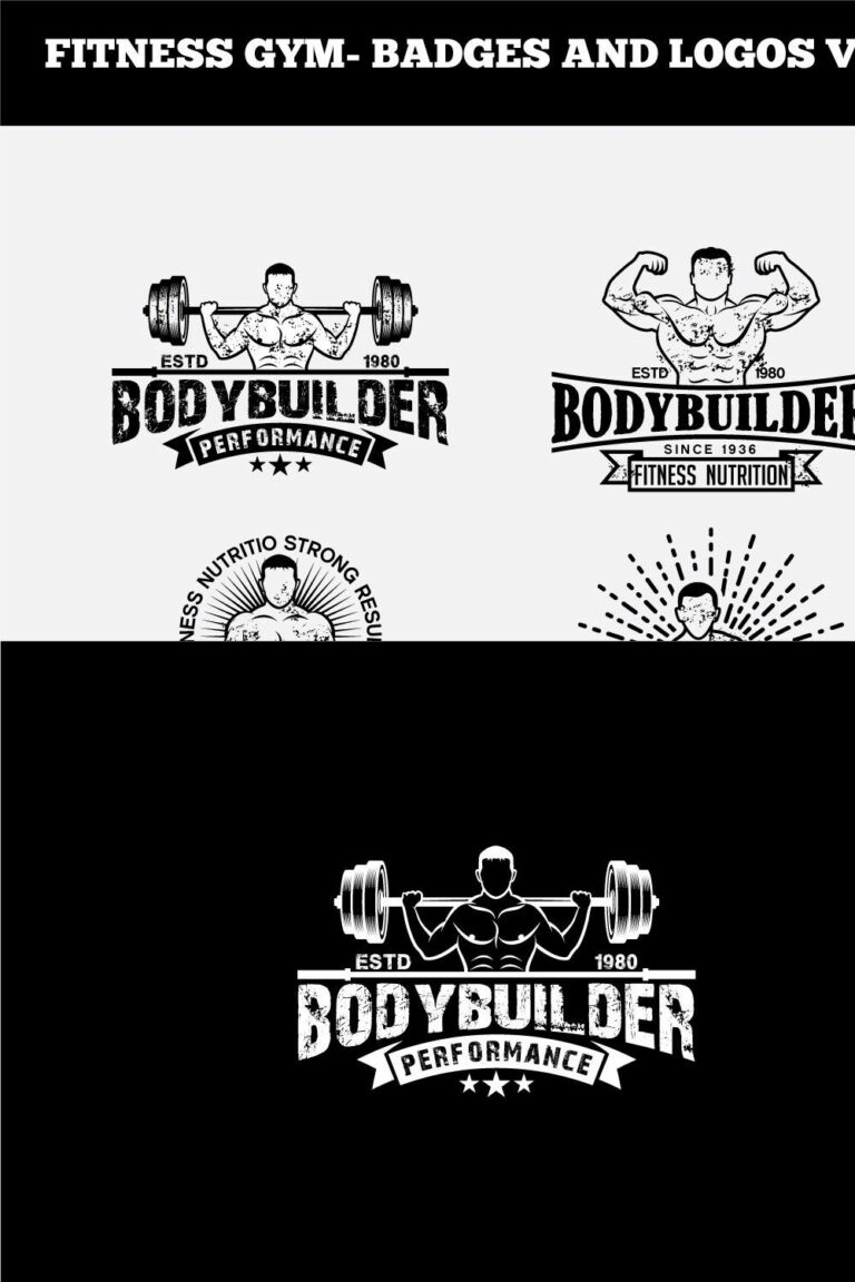 FITNESS GYM- BADGES AND LOGOS VOL3 – MasterBundles