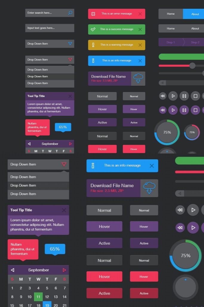 Flat UI Web Kit – MasterBundles
