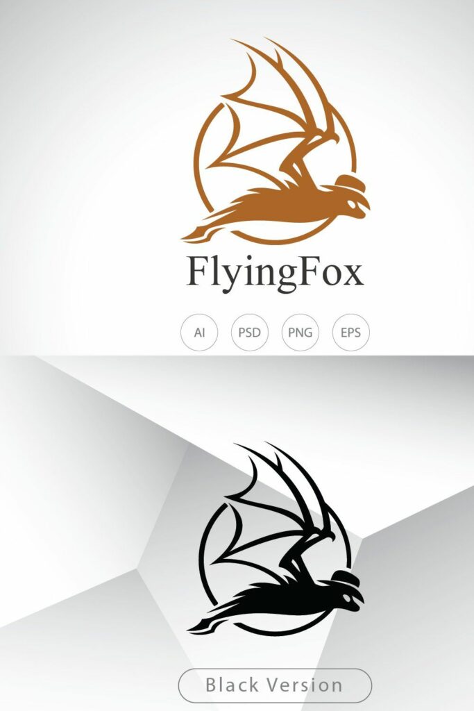 Flying Fox Logo Template – MasterBundles