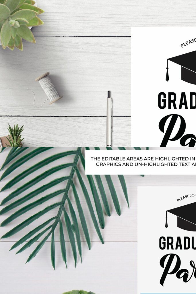 Graduation Party Invitation Card – MasterBundles