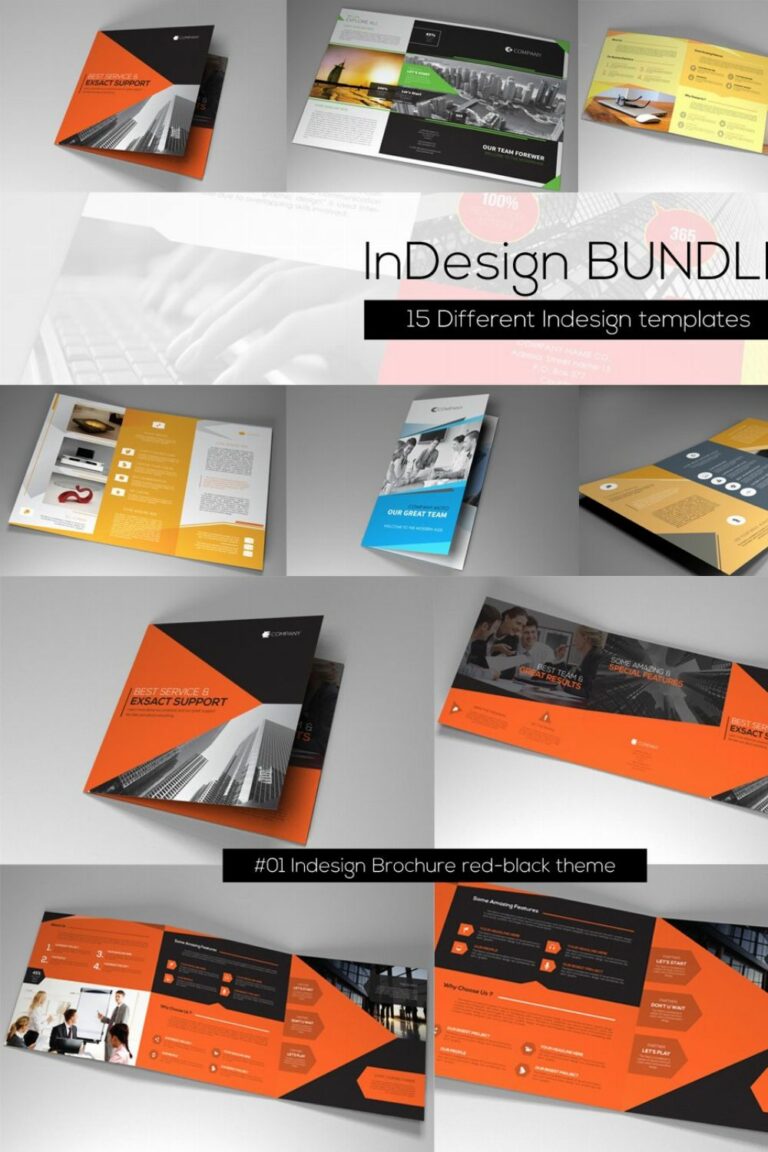 Indesign Bundle - 15 templates – MasterBundles