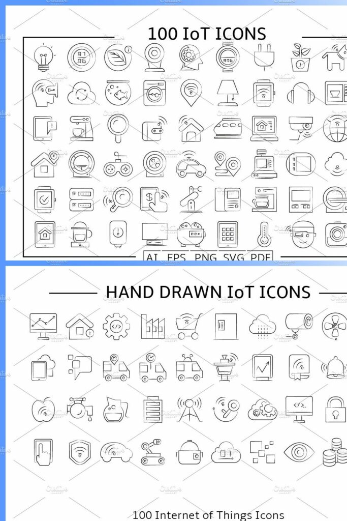 Internet of Things IoT Icons – MasterBundles