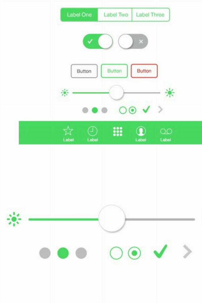 iOS Style UI Kit – MasterBundles