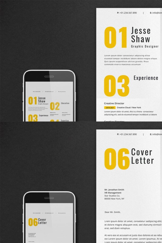 Jesse Resume Template – MasterBundles