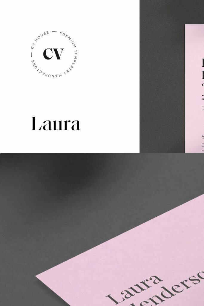 Laura | CV / resume template – MasterBundles