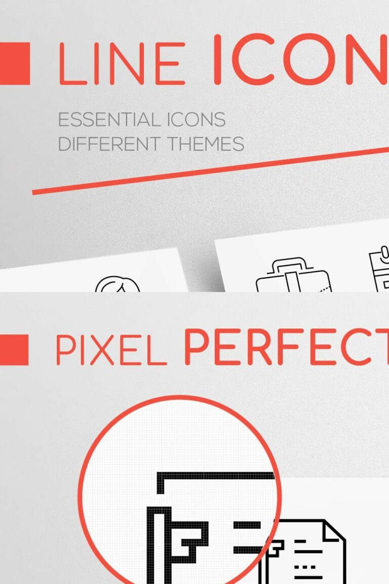 Line Design Icons Bundle – MasterBundles
