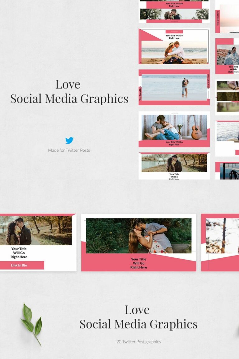 Love Twitter Posts – MasterBundles