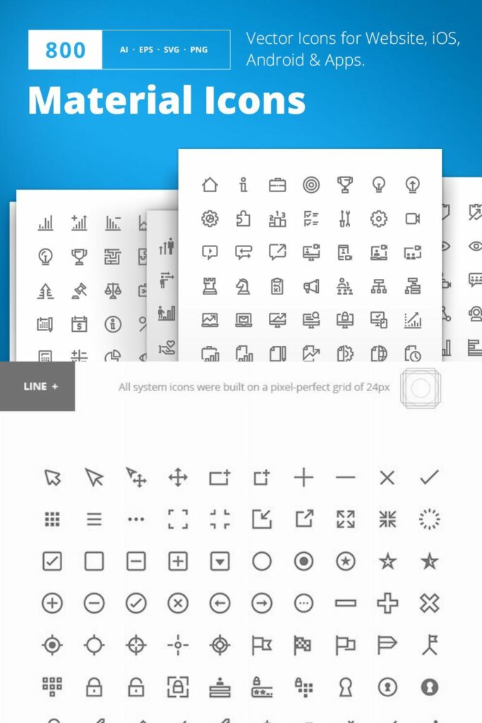 Material Design Icons – MasterBundles