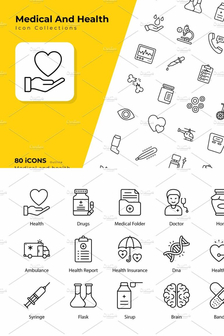 Medical and Heath icons – MasterBundles