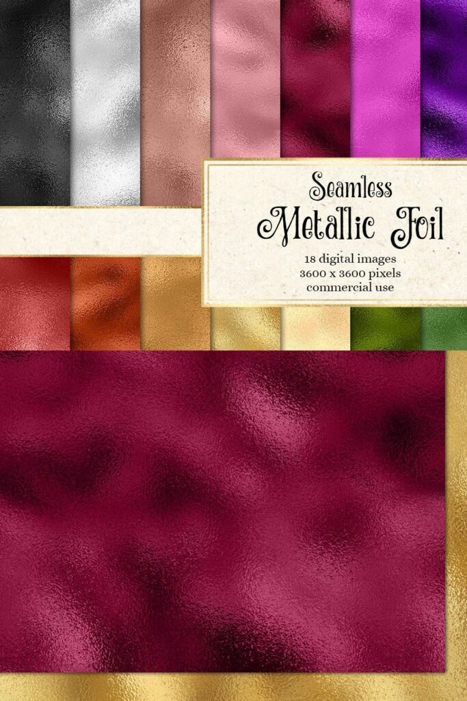 Metallic Foil Textures – MasterBundles