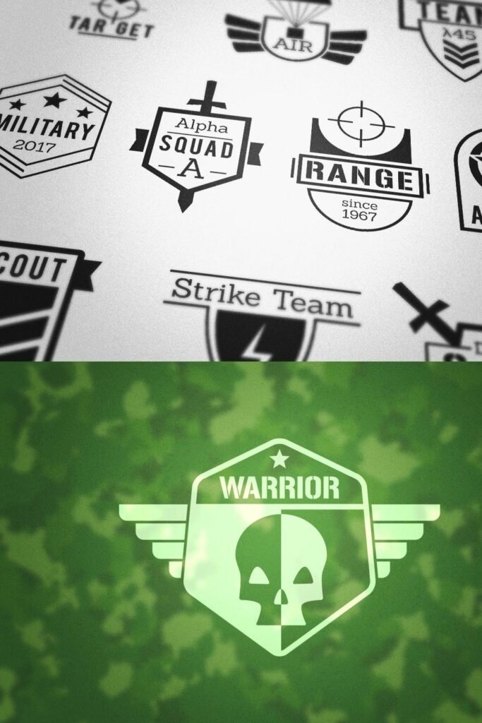 Military Army Style Badges Logos – MasterBundles