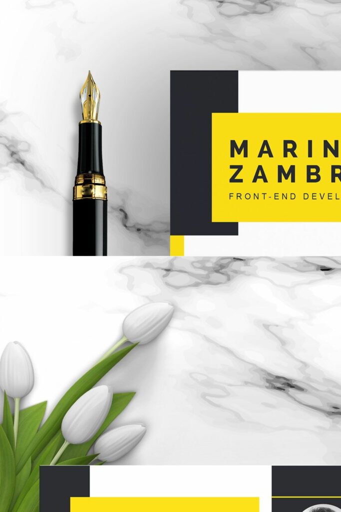 Minimalist Clean Resume/CV Template – MasterBundles