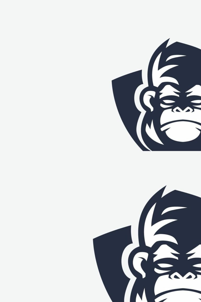 Monkey Shield Logo Design Templates – MasterBundles