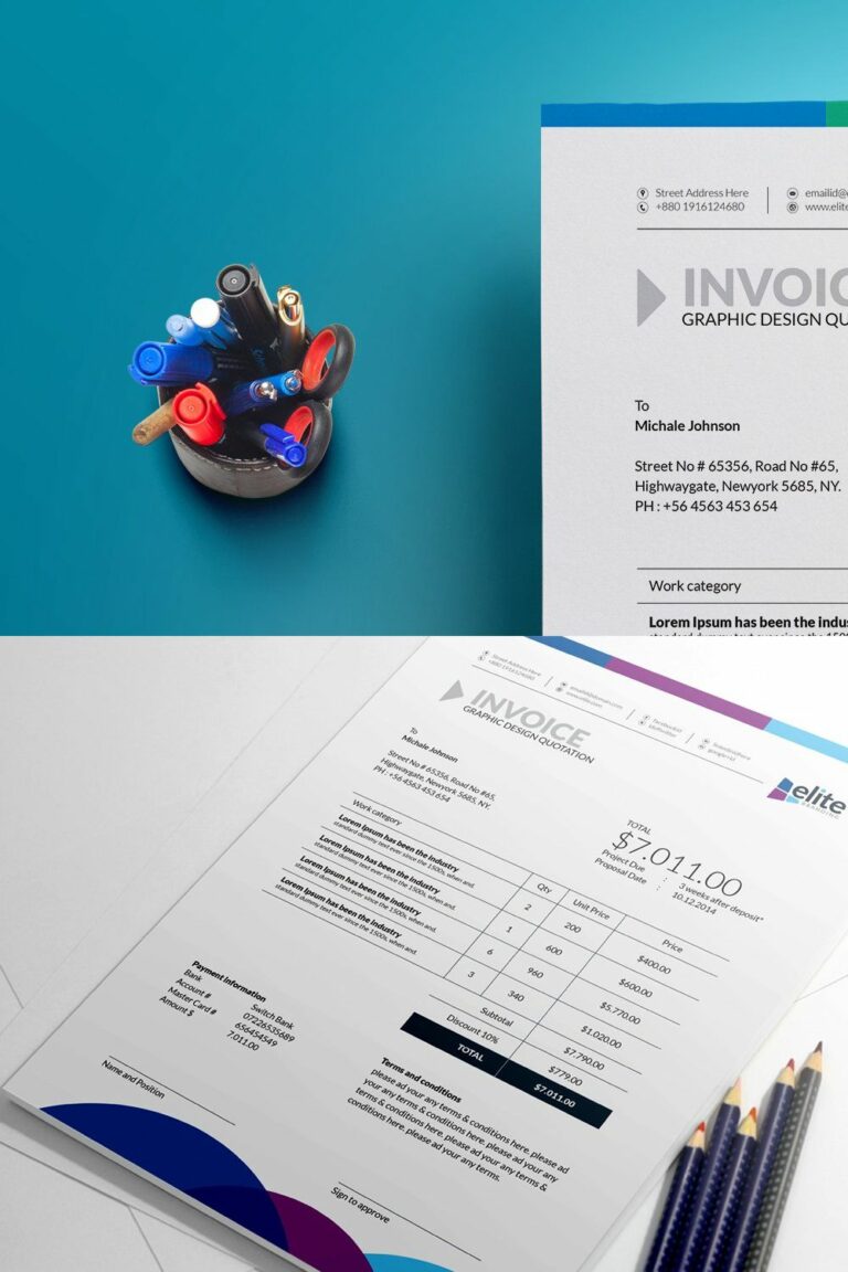 MS Word Invoice Template – MasterBundles