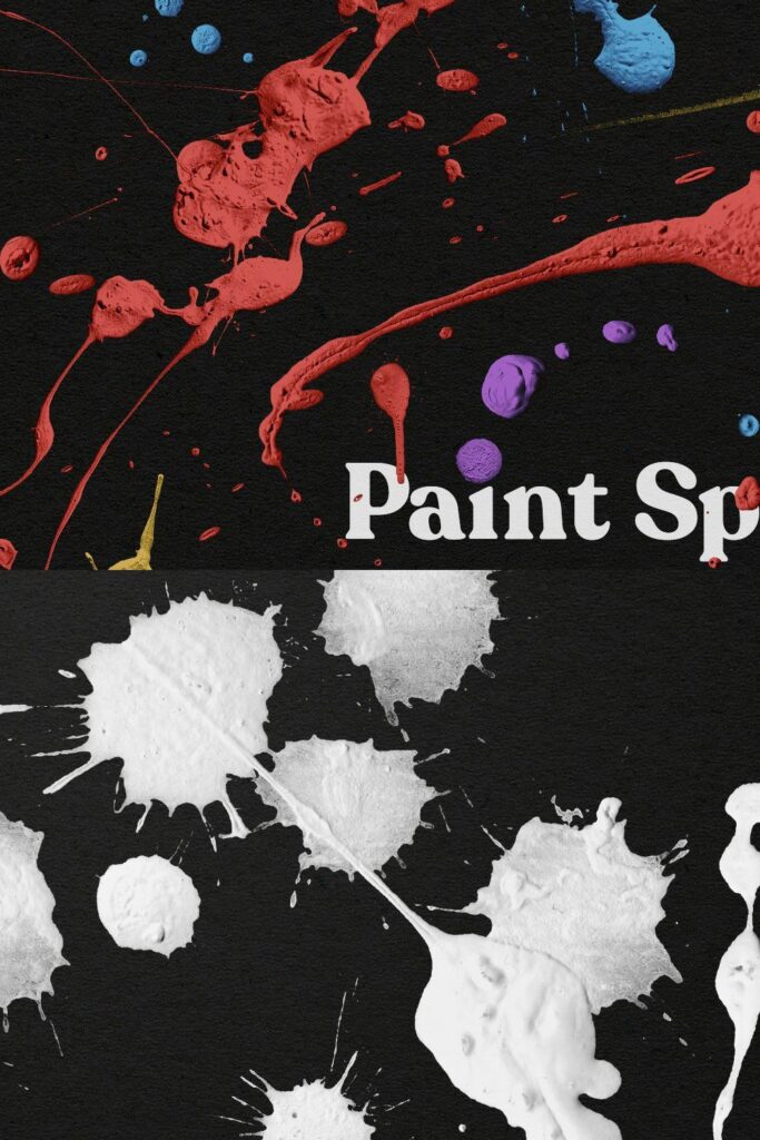 Paint Splatter [381 PNGs] – MasterBundles