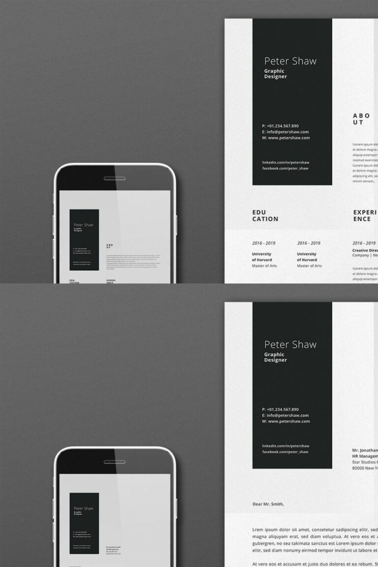 Peter Resume Template – MasterBundles