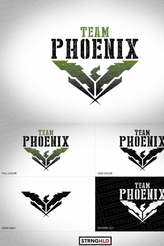 Phoenix Military Logo Template – MasterBundles