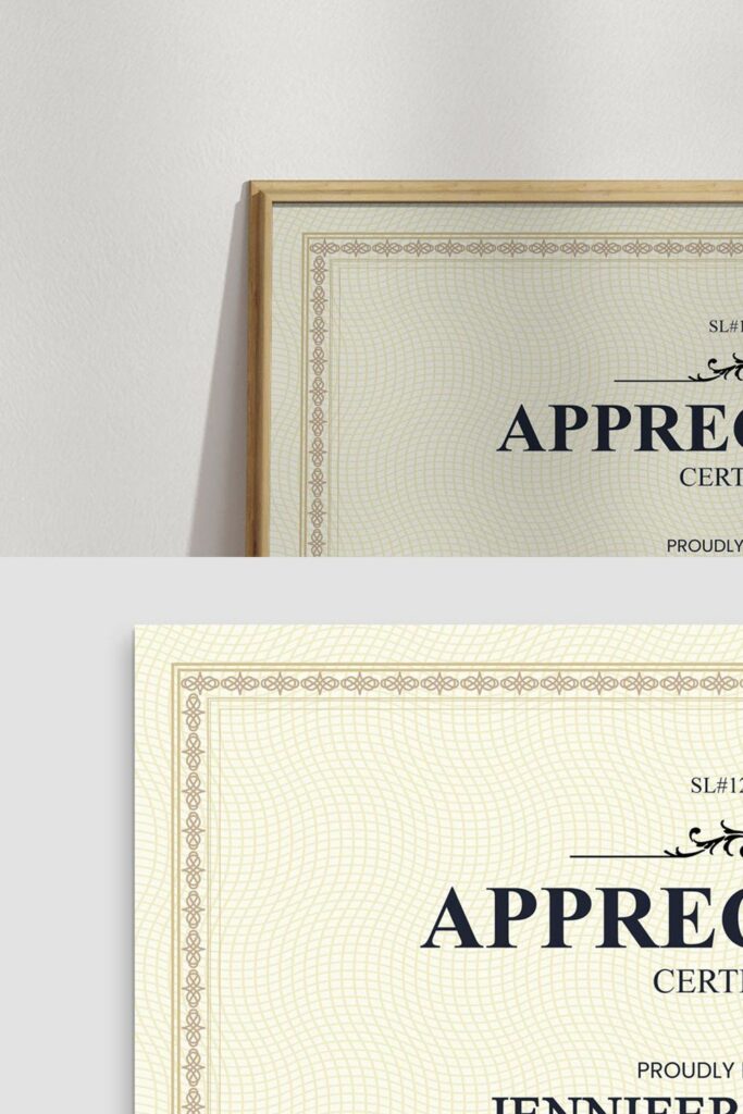 Printable Certificate Template – MasterBundles