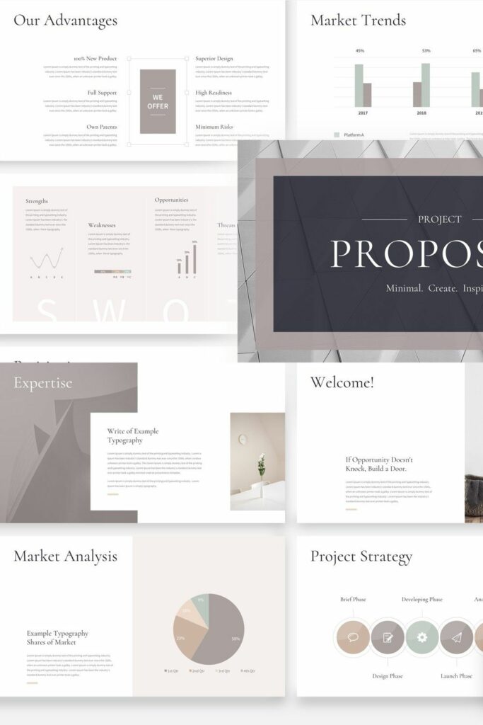 Project Proposal Google Slides – MasterBundles