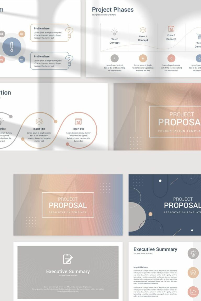Project Proposal Keynote Template – MasterBundles
