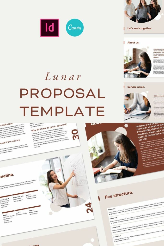 Proposal Template - Canva & InDesign – MasterBundles
