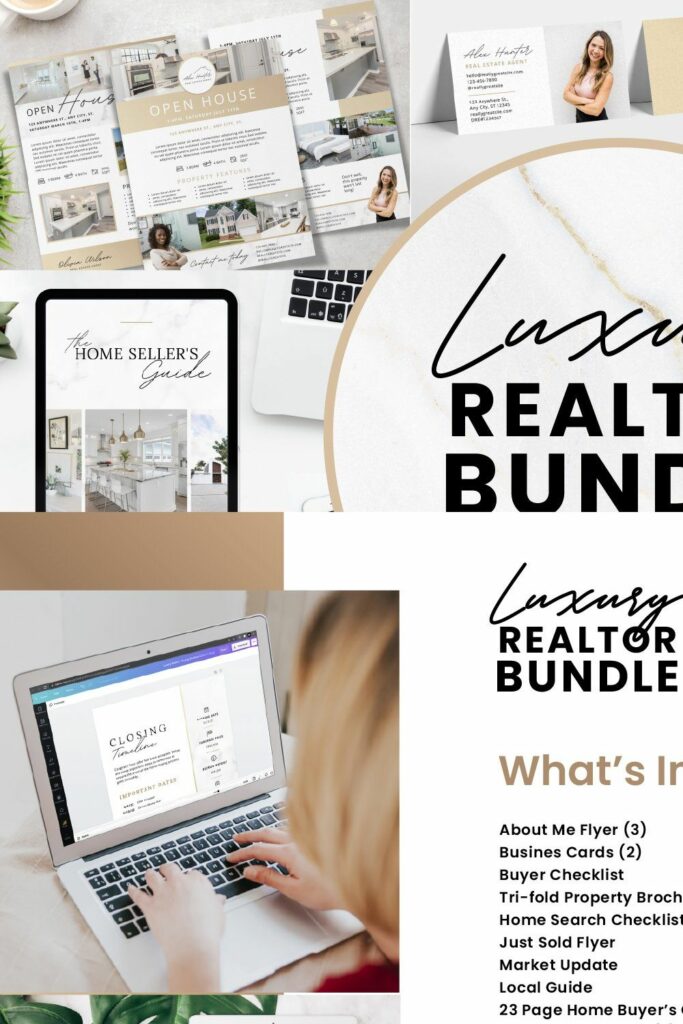 Realtor Template Bundle | Canva – MasterBundles