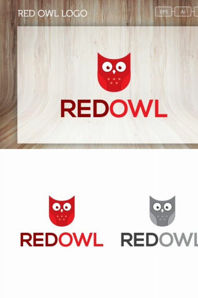 Red Owl Logo – MasterBundles