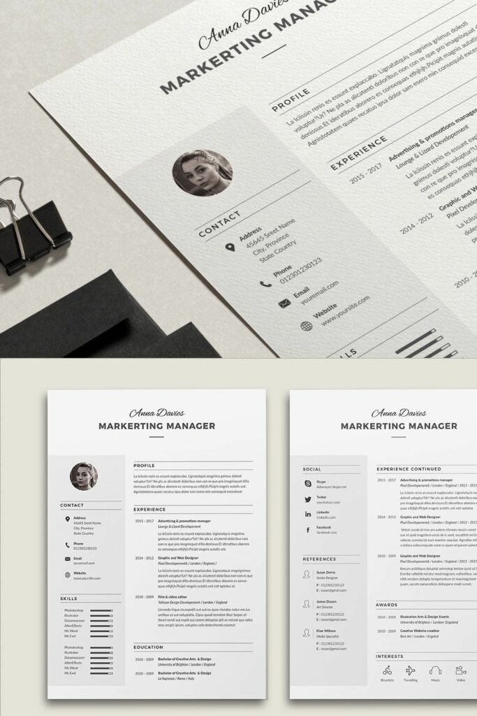 Physician Resume Cv Anna – MasterBundles