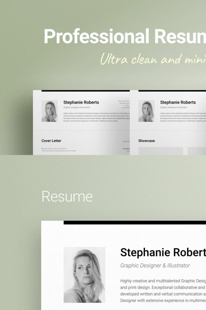 Resume & CV Bundle 1 Horizontal – MasterBundles